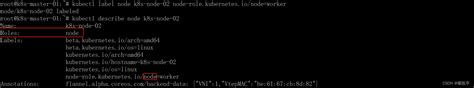 k8s集群节点角色设置 kubectl 设置节点角色 csdn博客