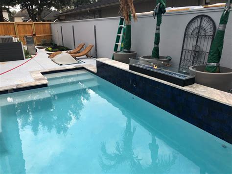 Custom Luxury Plunge And Cocktail Pool Builders Houston Dreamtek Custom
