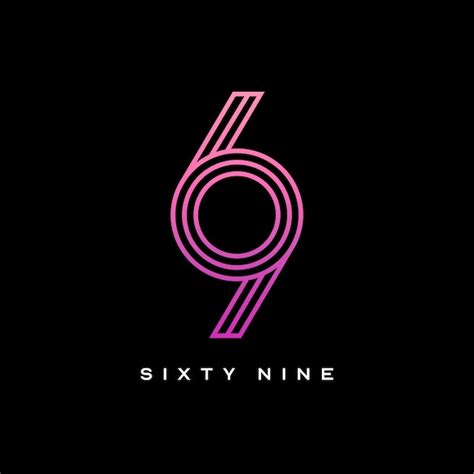 Premium Vector Initial Number 69 Or 69th Anniversary Vector Logo 69 Logo Design