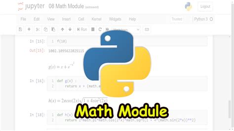 Tutorial Dasar Python 08 Math Module Youtube