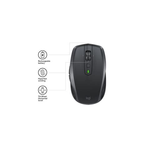 Souris Sans Fil Rechargeable Logitech Mx Anywhere 2s Chezvous Re Shopping Et Courses En