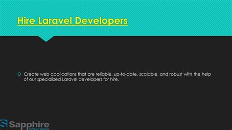 Ppt Hire Laravel Developers In India Usa Hire Laravel Programmer