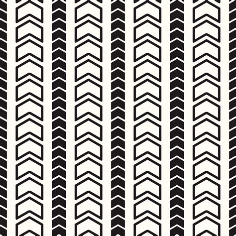 Vector Geometric Seamless Monochrome Pattern 9650022 Vector Art At Vecteezy