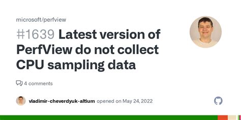 Latest Version Of Perfview Do Not Collect Cpu Sampling Data · Issue