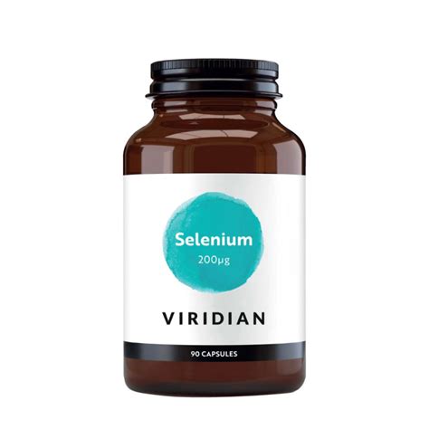 Selenium 200µg Viridian 90 Capsules