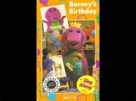 Barneys Birthday Full 1992 Barney Home Video Vhs Youtube