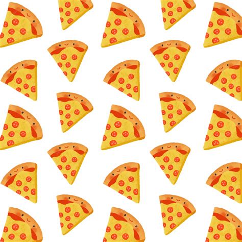 Premium Vector Pizza Seamless Pattern Background