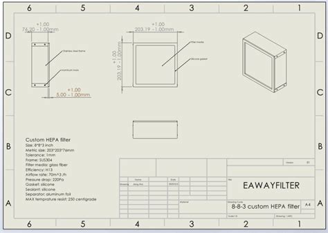Hepa Filter Prototype Fast Time And One Piece Ok