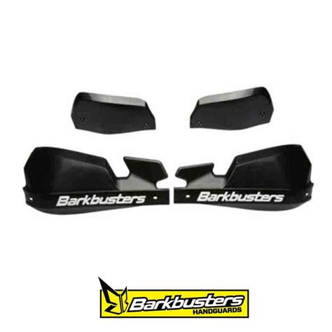 Juego De Plásticos Protectores De Manos Barkbusters Negro Motos Y