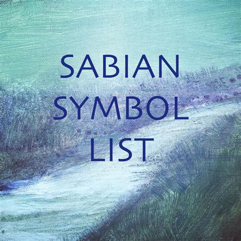 Taurus Sabians List Sacred 7 Academy