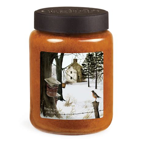 Buttered Maple Syrup Candle With Artwork Bms26 Bj164