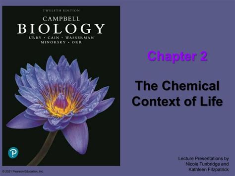 Chapter 2 The Chemical Context Of Life 2023 12 12 18 03 44 Pptx