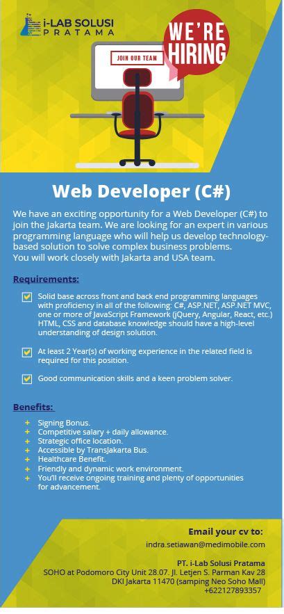Indra Setiawan On Linkedin Talentready Openopportunity Opentowork Aspnetmvc Netdeveloper