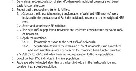 General Framework Of The Combined Basis Function Evolutionary