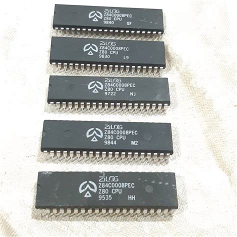 Yahooオークション 新品・未使用品 Zilog Z80 Cpu×5個セット Ic ビ