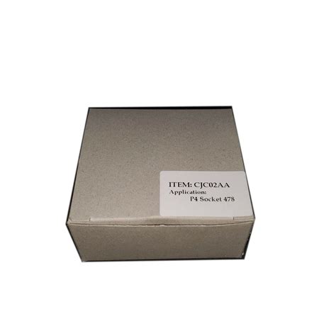 P4 Socket 478 Low Profile Heatsink New Cjc02aa Adhesive Networks