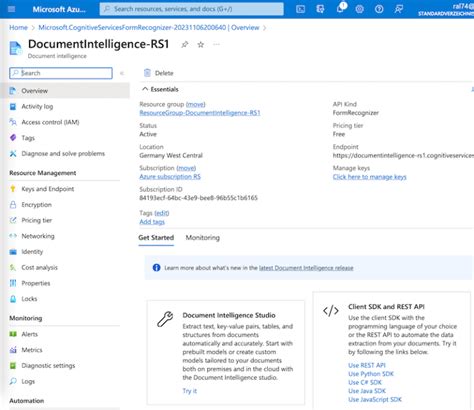 how to use azure ai document intelligence for ai based text recognition