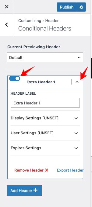 Step By Step Process To Add Conditional Header In Kadence