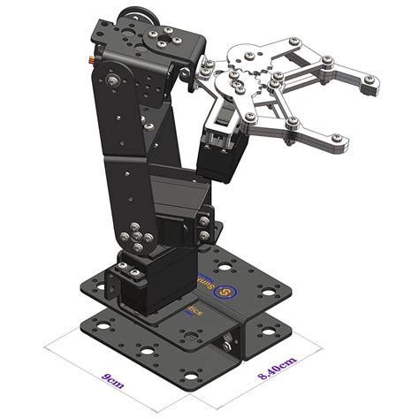 Sunrobotics Aluminium Alloy Based 4dof 6dof Robotic Arm Diy Kit Unassembled At Best Price In