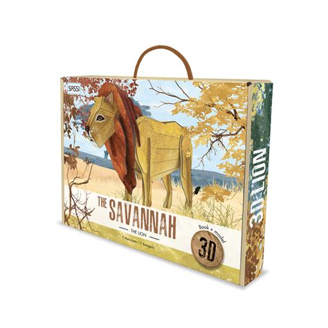The 3d Lion The Savannah