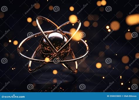 Electrons Rotating In Orbits Around Atomic Nucleus Science Education Scientific Research