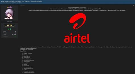 Rohit B On Linkedin Airtel Databreach Scrutiny