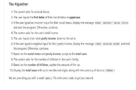 Solved Not So Simple Tax Calculator Last Week We Worked On Chegg Com