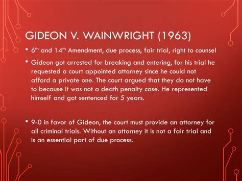 Short Summary Of Gideon V Wainwright At Glenda Macon Blog