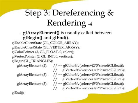 Ppt Opengl Vertex Array Powerpoint Presentation Free Download Id