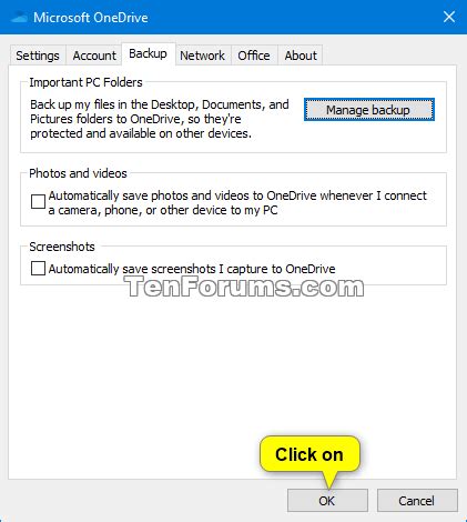 Turn On Or Off OneDrive PC Folder Backup Protection In Windows Tutorials