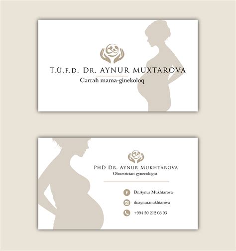 Разработка визитки для врача Визитки Врачи Визитные карточки