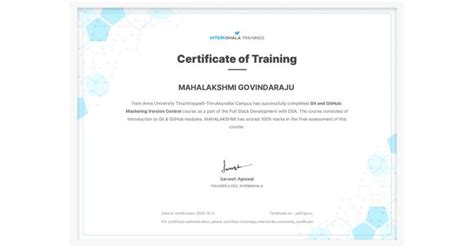 Successfully Completed The Git And Github Mastering Version Control
