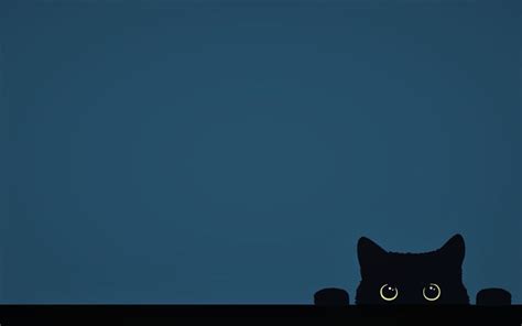 Minimalism Cat Funny Digital Art Artwork Cute Yellow Eyes Paw Simple Background … In 2021