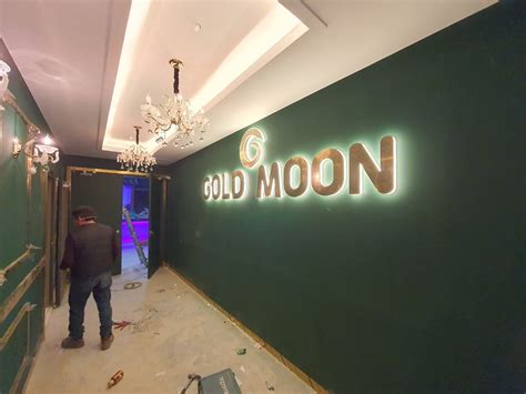 부산 해운대 골드문 홀덤펍 간판 제작 버닝애드