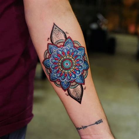 Mandala Tattoo Color