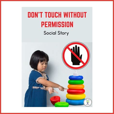 Dont Touch Without Permission Social Story Resource For Teacher