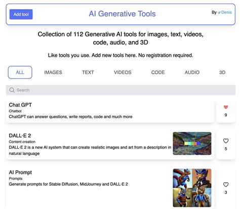 ai generative tools — a collection of tools for generative art