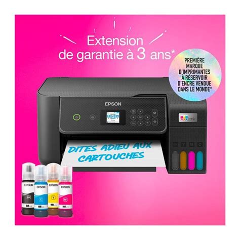 Imprimante Epson Ecotank Et Multifonction R Servoir Electro D P T