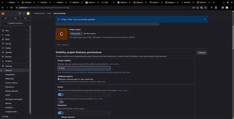 How To Change Project Visibility How To Use GitLab GitLab Forum
