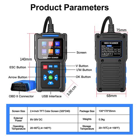 T200 Obd2 Car Scanner Perodua Proton Troubleshooter Diagnostic Fault Code Reader Engine Cars Can