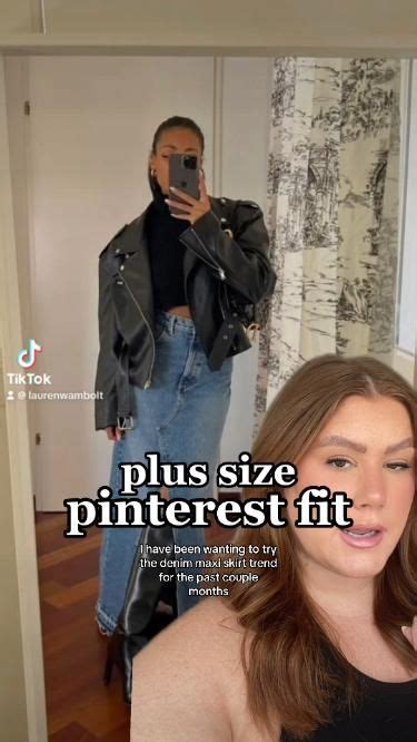 Plus Split Front Denim Maxi Skirt Curated On Ltk Plus Size Summer Outfit Plus Size Maxi