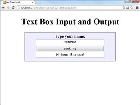 How To Manage Text Input And Output With Javascript For Html5 And Css3 Programming Dummies