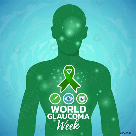 World Glaucoma Week Stock Vector 5046390 Crushpixel