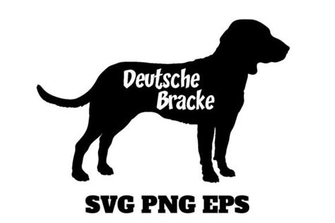 Deutsche Bracke Dog Silhouette Vector Graphic By Pony3000 · Creative
