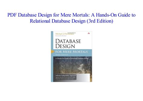 database design for mere mortals 3rd edition pdf lasopaweek