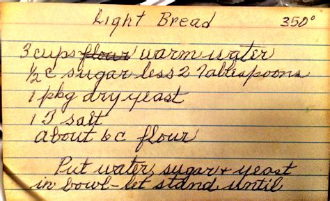 Light Bread Recipe