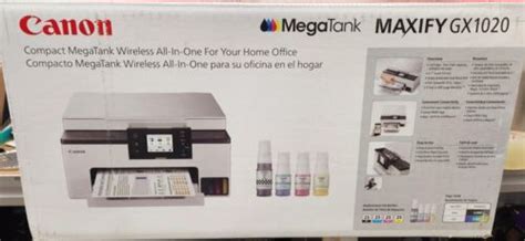 Canon Maxify Gx1020 Megatank Wireless Home And Office All In One Color Printer Ebay