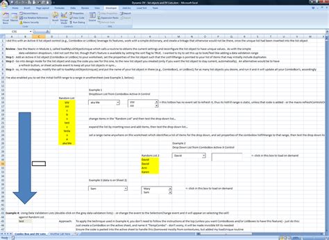 Part Ii Drop Down List With Uniquedistinct Values Combobox Listbox And Data Validation List