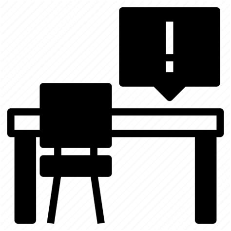 Absent Missing Class Desk School Icon Download On Iconfinder