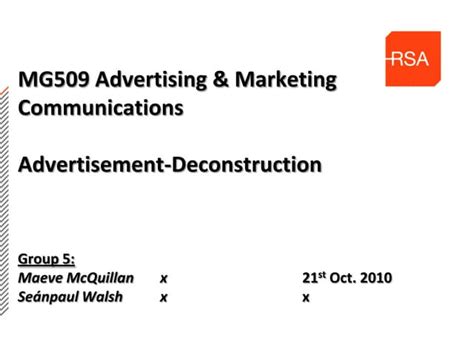 Rsa Ad Deconstruction Pptx
